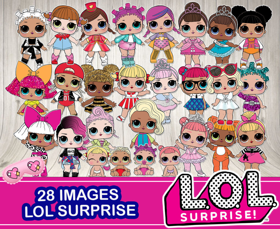 Lol Surprise Dolls PNG Bundle